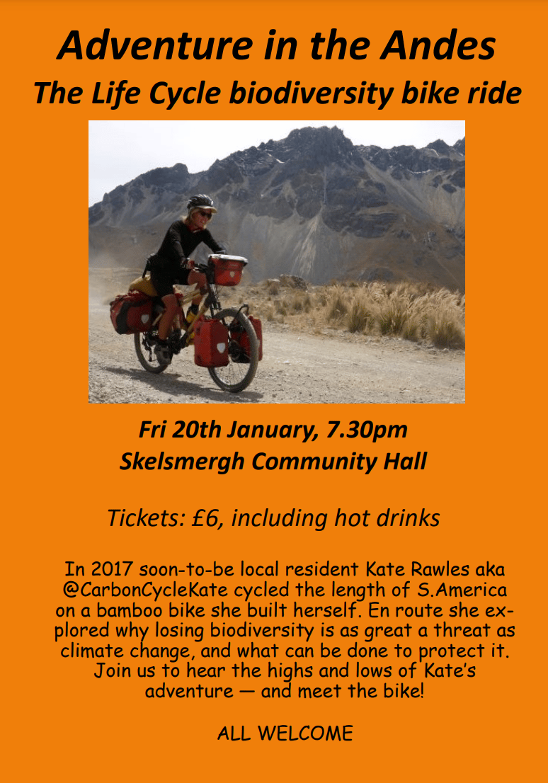 PAST EVENT: Adventure in the Andes – Speaker Event – Skelsmergh